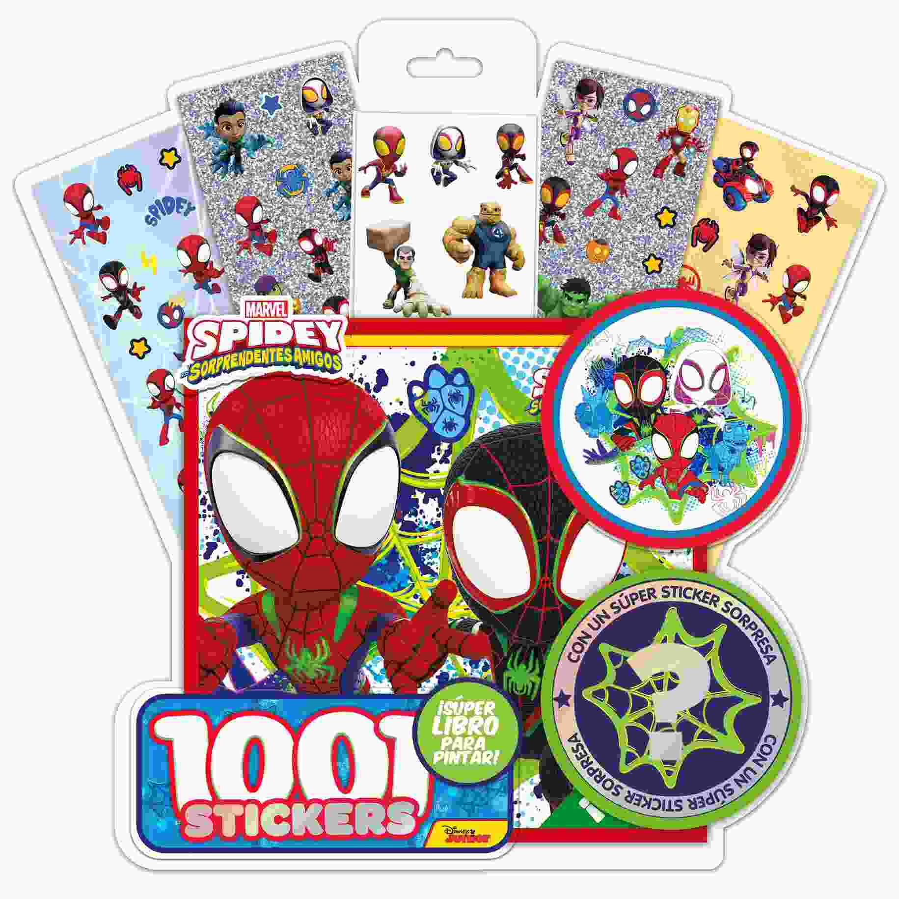 BLISTER 1001 STICKERS “SPIDEY” – EL REY DE LOS AMIGOS