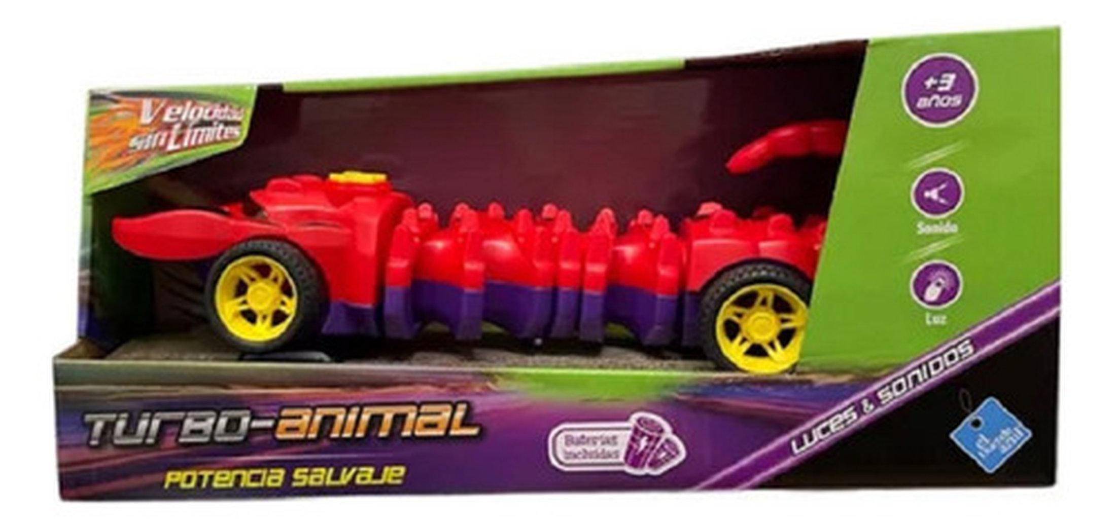 AUTO TURBO ANIMAL CON LUCES Y SONIDO – EL REY DE LOS AMIGOS
