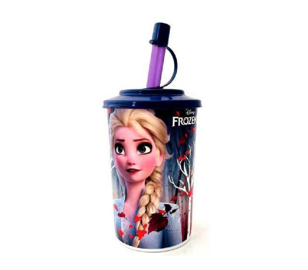 VASITO CON TAPA Y SORBETE “FROZEN” – EL REY DE LOS AMIGOS
