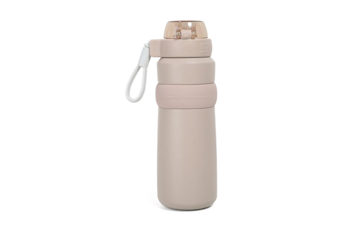 BOTELLA TERMICA BEIGE 560 ml. MODELO DYNAMO – EL REY DE LOS AMIGOS